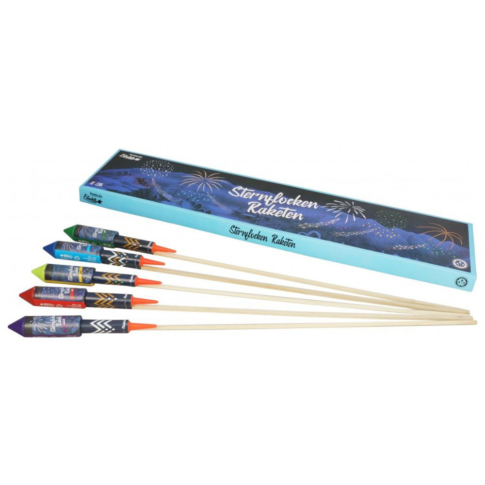 Raketen, Raketensortiment für Silvester im Feuerwerk-Shop