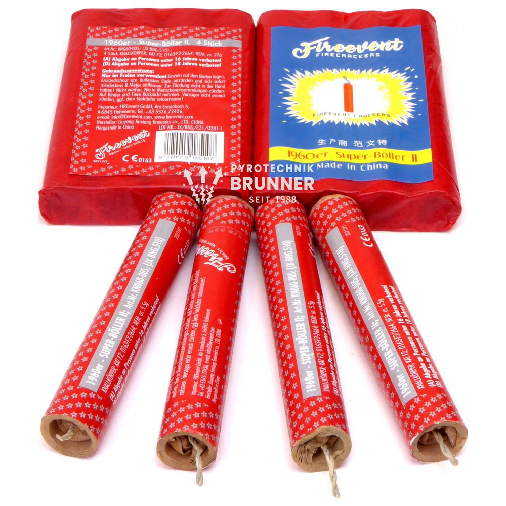 Super Böller II Einzelpäckchen von Fireevent - China-Böller ...
