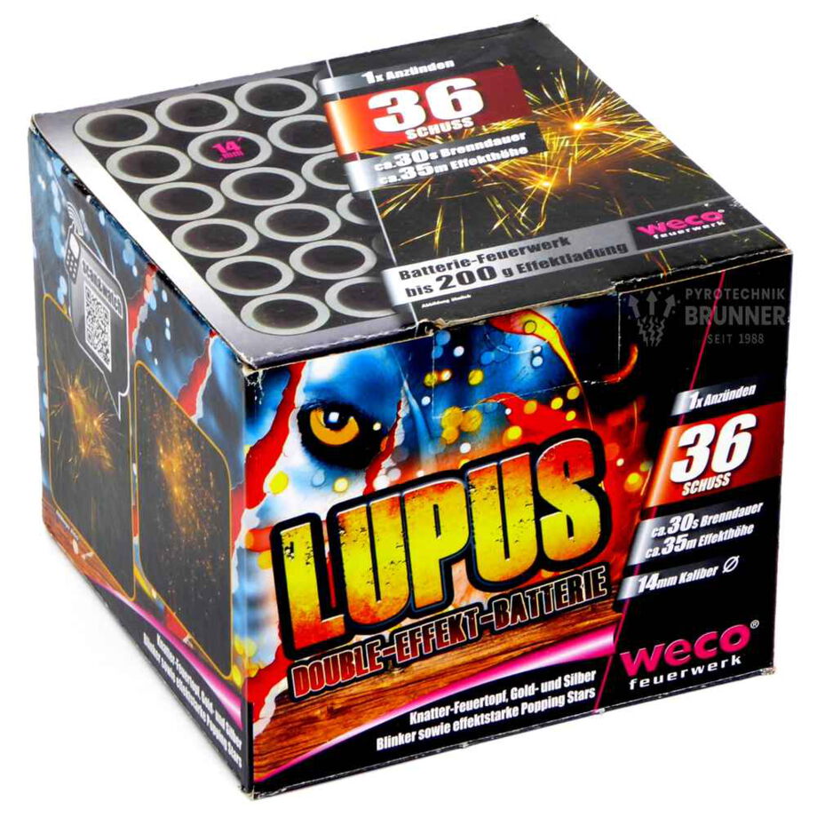 Lupus von Weco - Batteriefeuerwerk und Feuerwerksbatterien in unserem Online-Shop